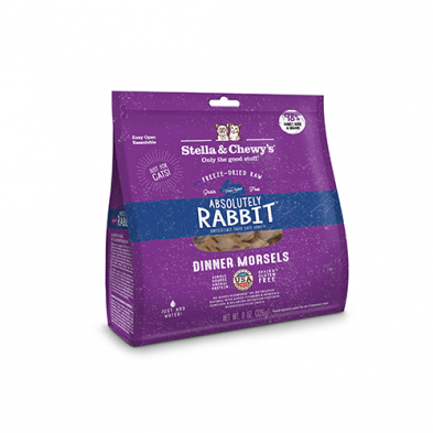 STELLA & CHEWY'S ABSOLUTELY RABBIT FREEZE-DRIED RAW DINNER MORSELS CAT ...